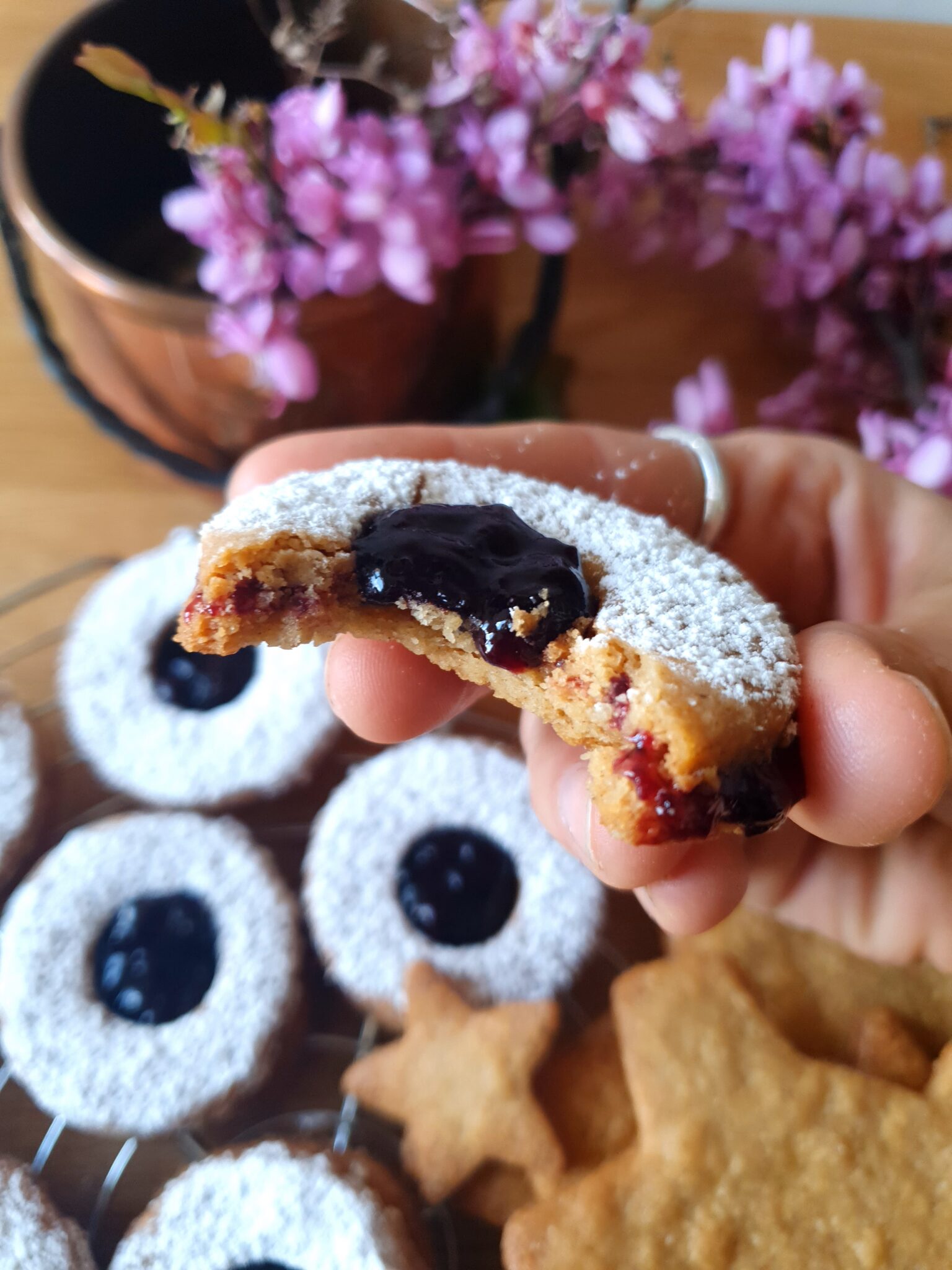 Biscuits lunettes Épices/Myrtilles - Les Petits Chaudrons